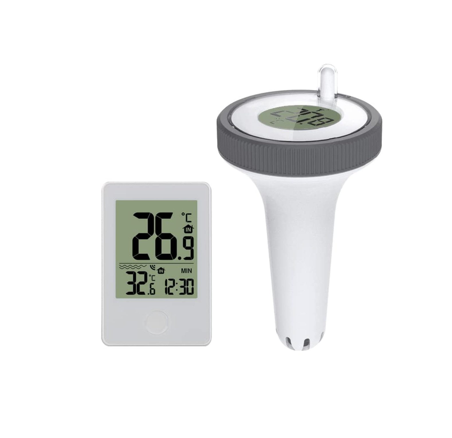 Wireless Pool Thermometer,Floating Pool Thermometer Easy Read ...
