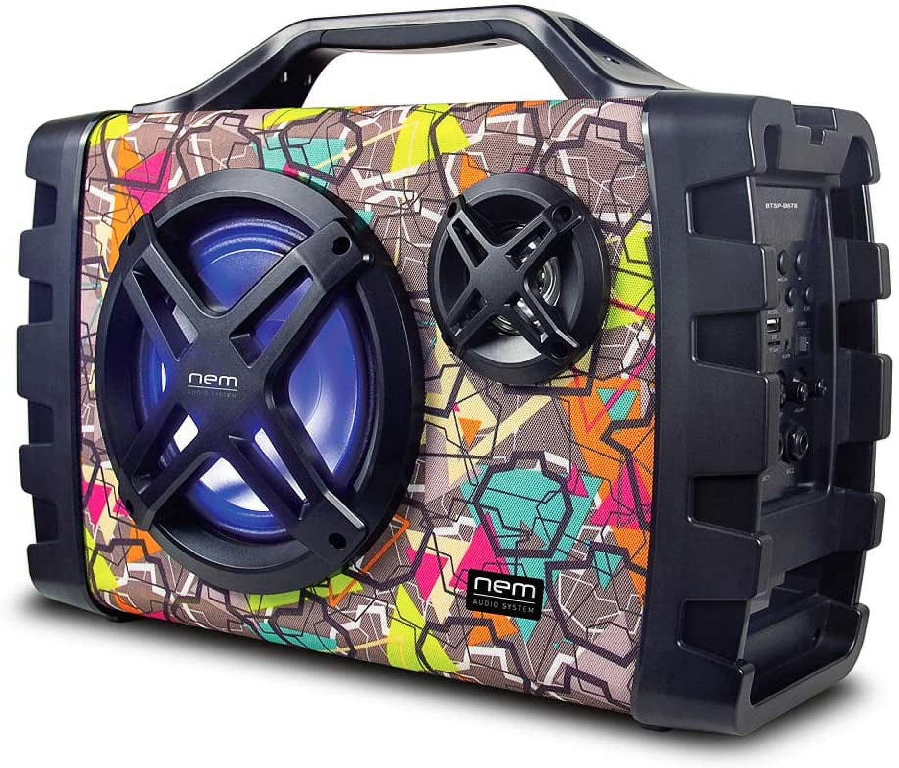 Wireless Portable Bluetooth High Performance Stereo Speaker Extra Bass ...