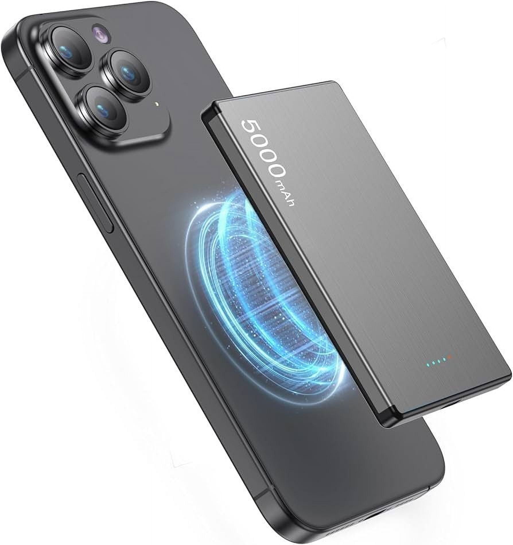 Wireless Portable Charger. 0.3in3.9oz Slimmest & Lightest 5000mAh Ultra ...