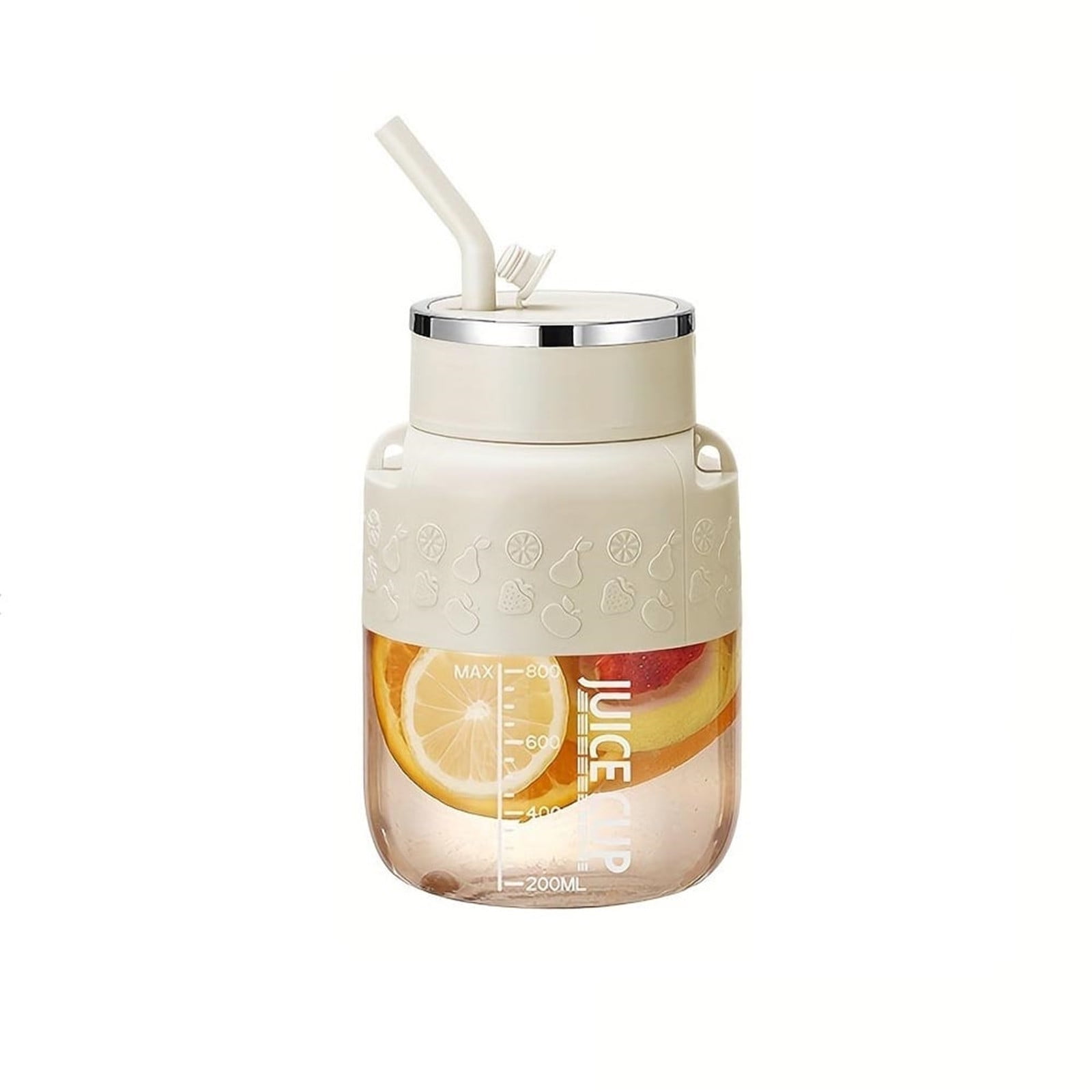 Wireless Portable Juicing Bucket 800ml Sports Blender | 10 Stainless Steel Blades | Double Power ...