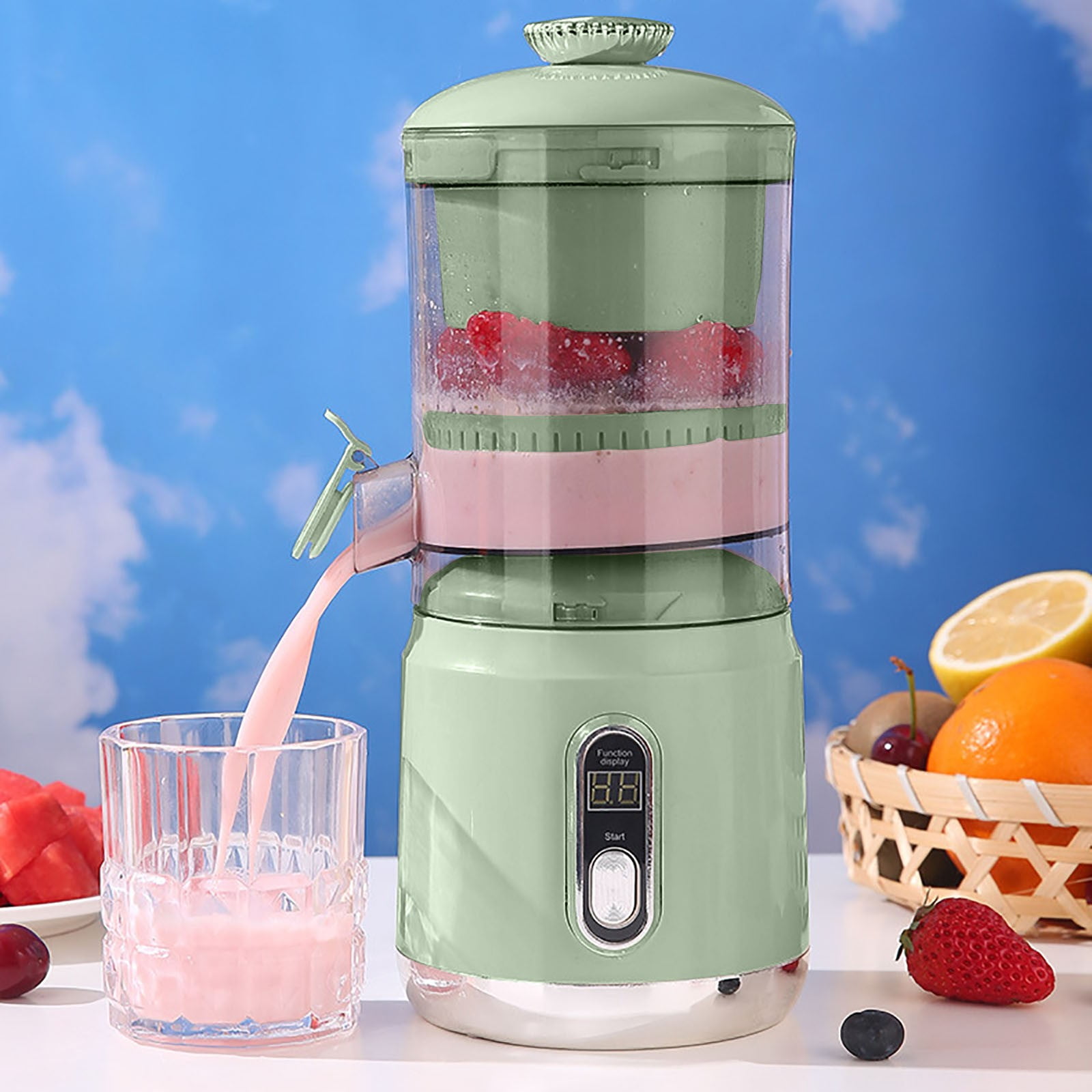 Wireless Portable Orange Extractor Juicer - 600ml Multifunctional ...