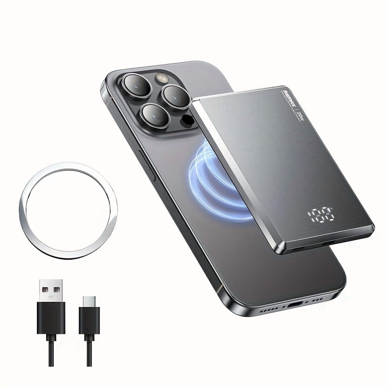 Wireless Power Bank With 15W Fast Charging, Ultra-thin Aluminum Alloy ...