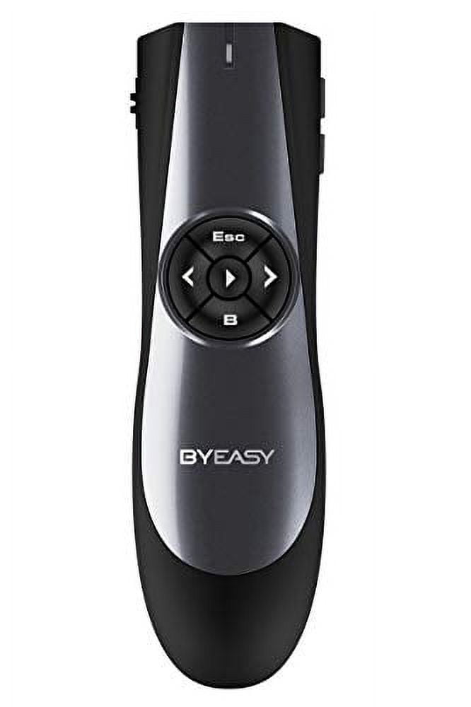 Wireless Presenter, BYEASY RF 2.4GHz Presentation Clicker Remote 100 FT ...