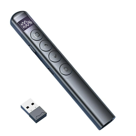 Wireless USB Powerpoint Presentation Laser-Pointer Clicker Remote Control Pen - Walmart.com
