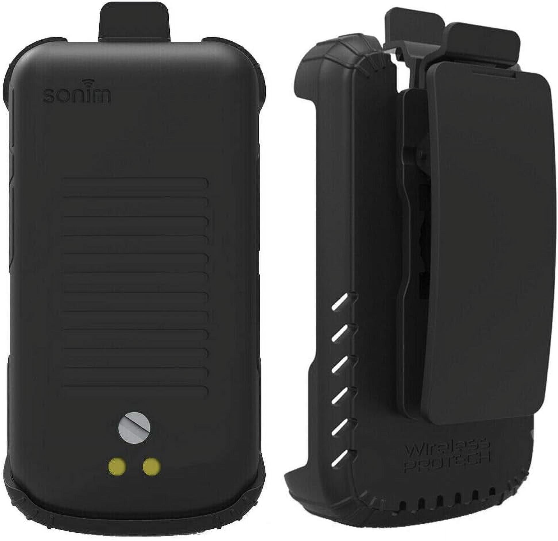 Wireless ProTech Case Compatible with Sonim XP10 (Phone Model XP9900), Swivel Belt Clip Holster ...