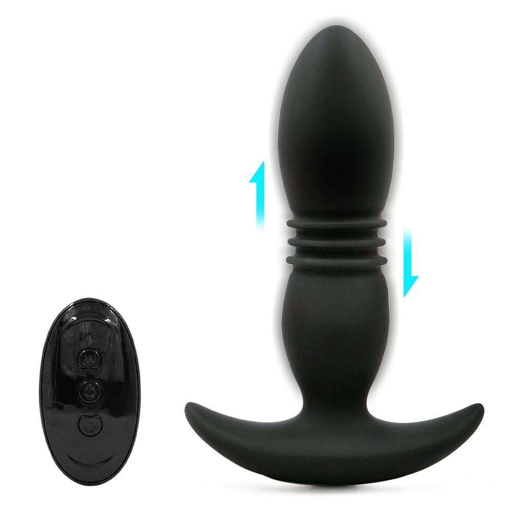 Wireless Prostate Massager 12 Vibration 3 Thrusting Modes Remote