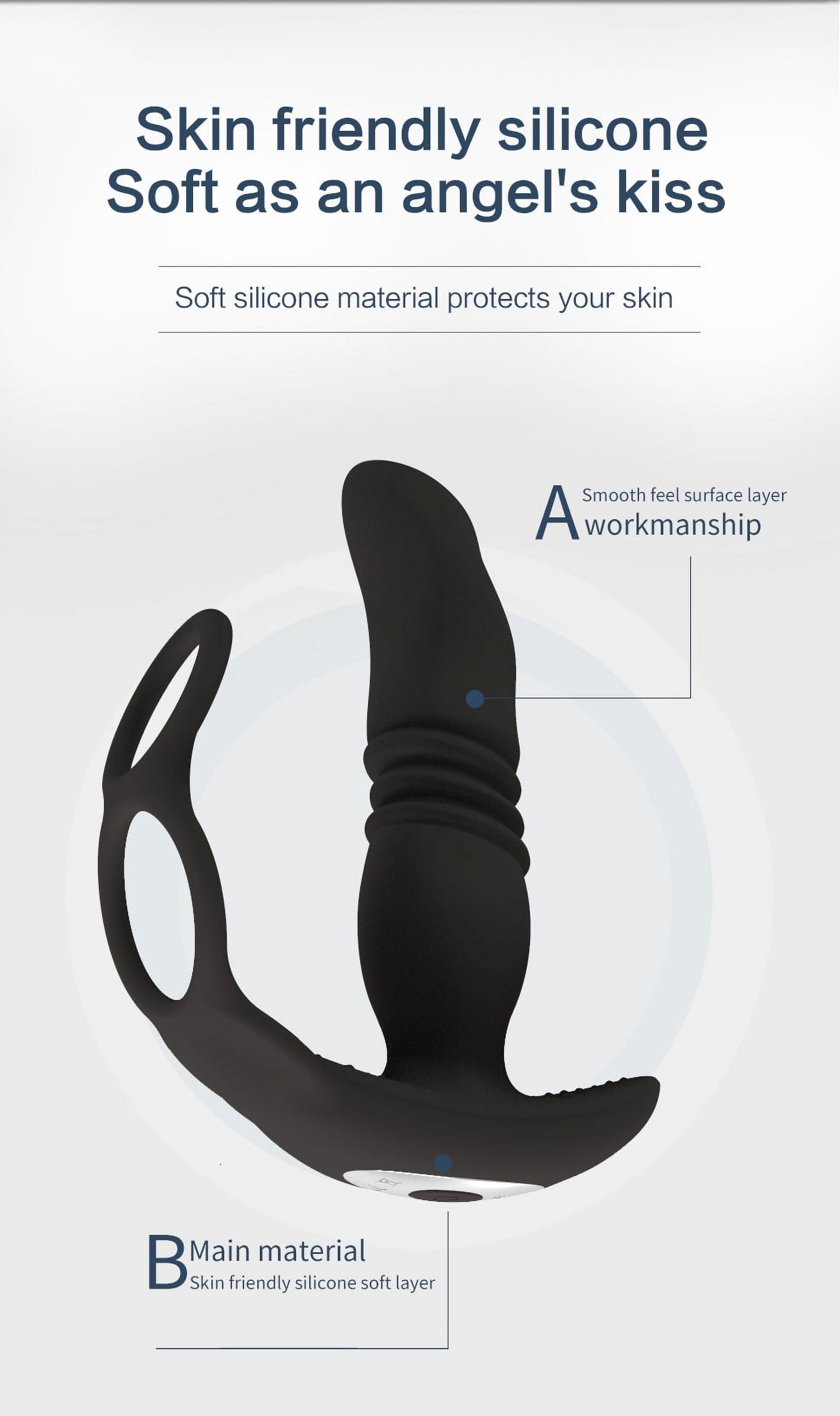 Wireless Prostate Massagers 12 Vibration And Thrusting Patterns With