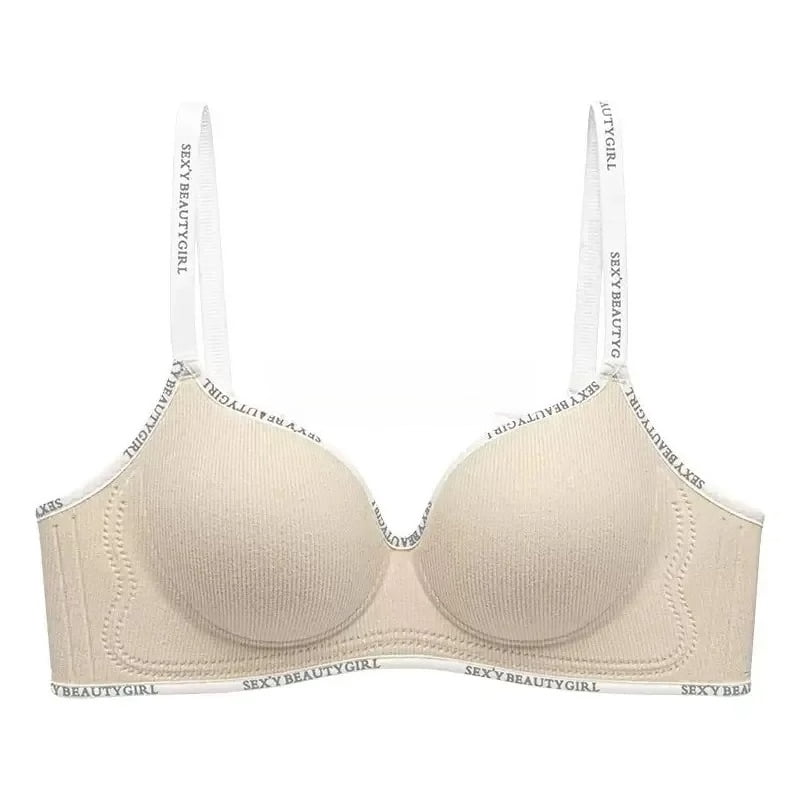 Wireless Push Up Bra A-C Cup Seamless Invisible Bralette w/ 3D Pads ...
