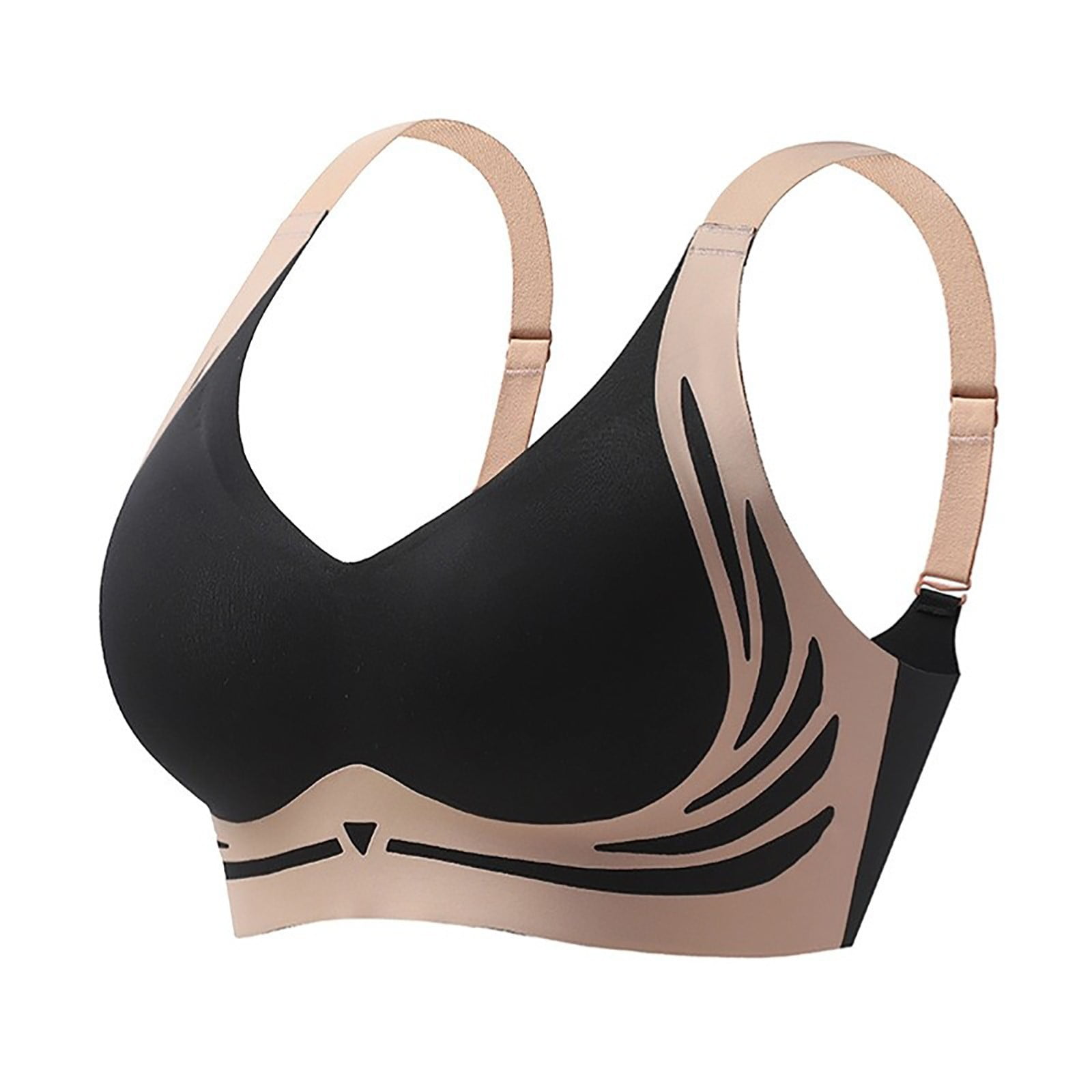 Wireless Push Up Bra Zekear Seamless Lifting Bras Anti-Sagging Super ...