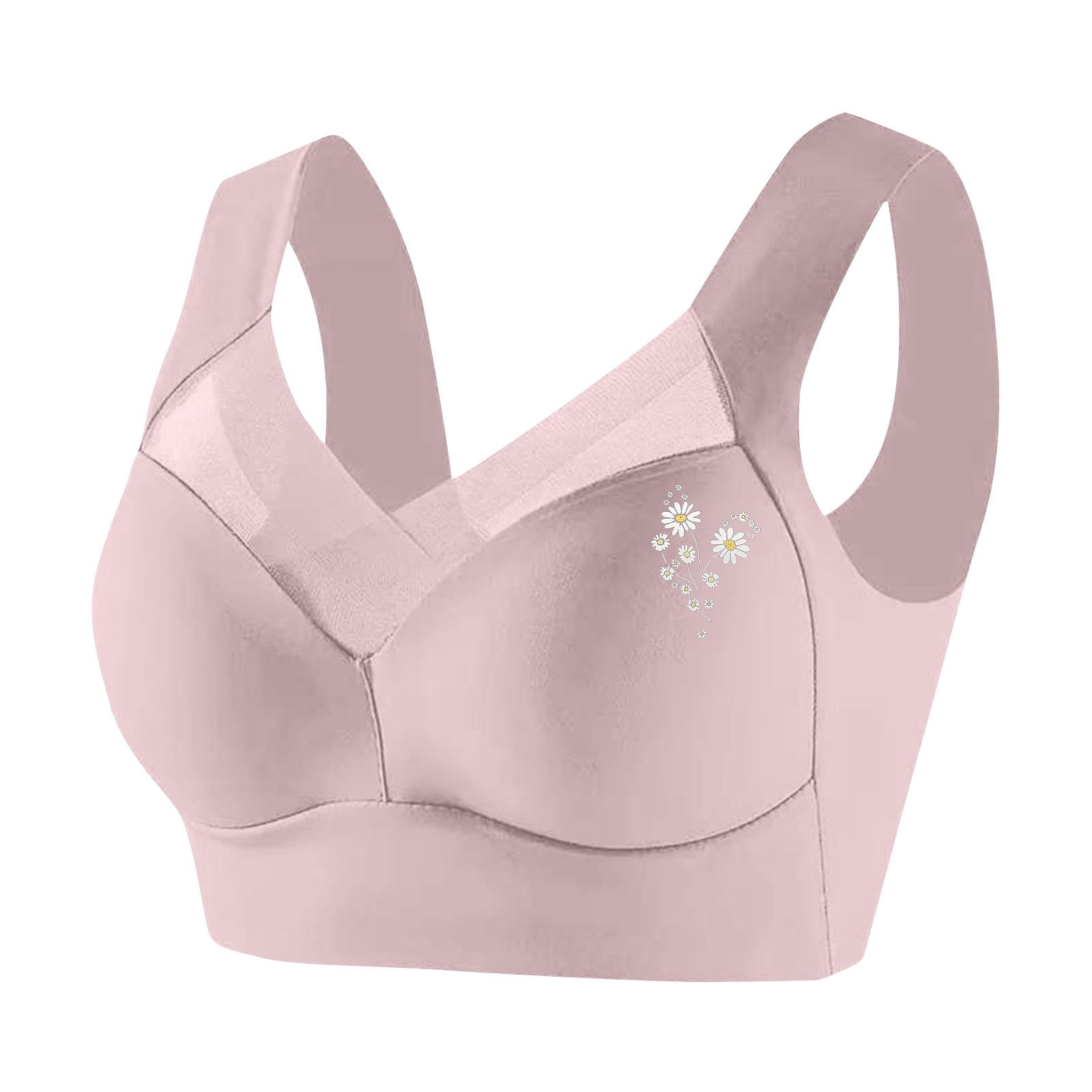 Wireless Pushup Bra for Women Seamless Full Coverage Comfort Womens ...