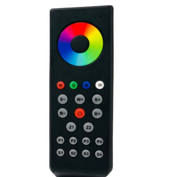 Wireless RGBW 4 Channel LED Controller Handheld Remote for RF and DMX ...