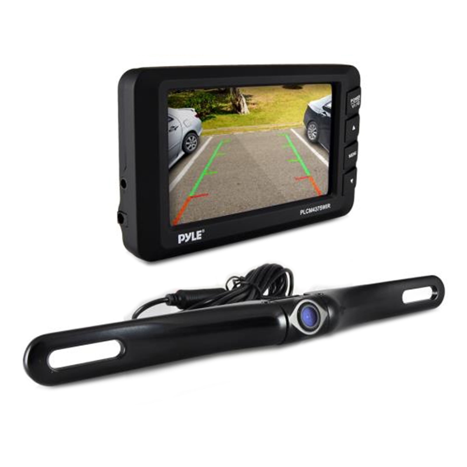 Wireless Rear View Back-up Camera and Monitor Parking/Reverse Assist ...