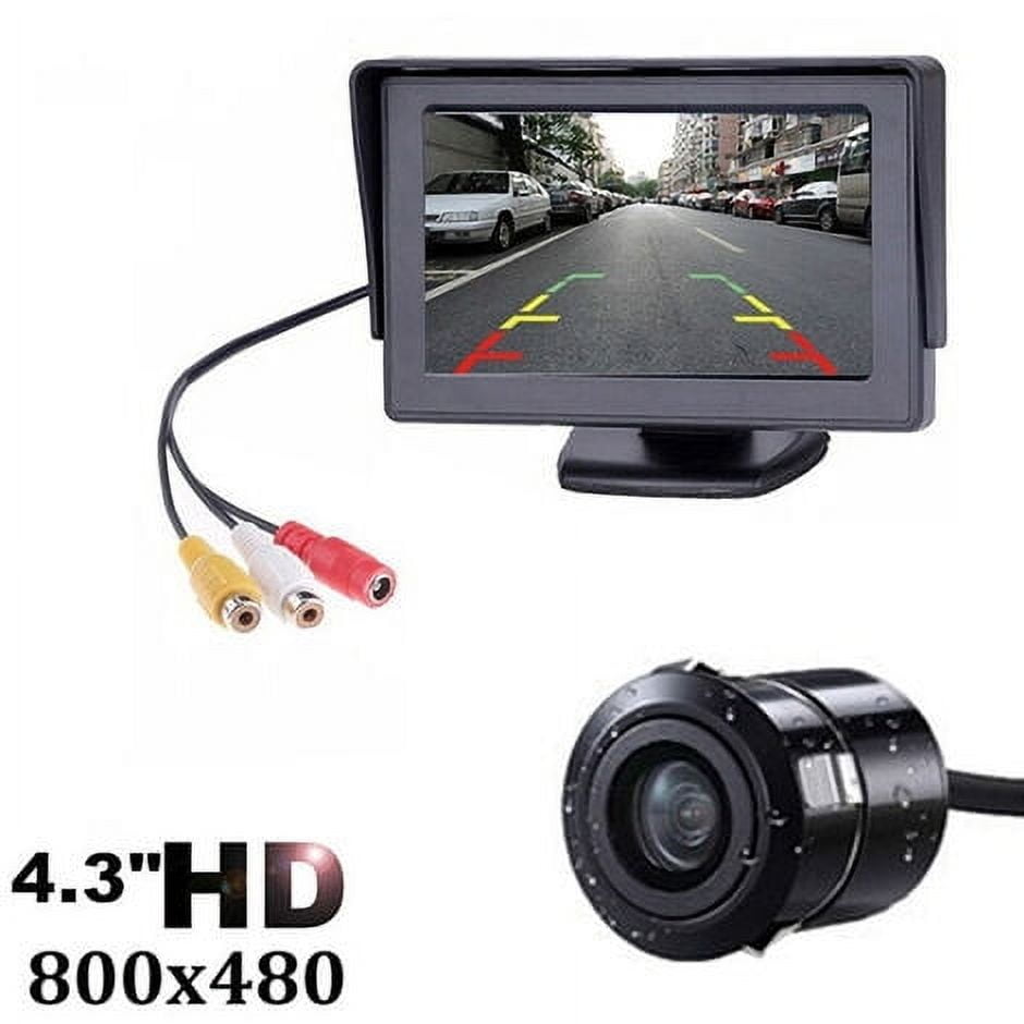 Wireless Rear View Camera System with 4.3 Inch Color Monitor, Plug and ...