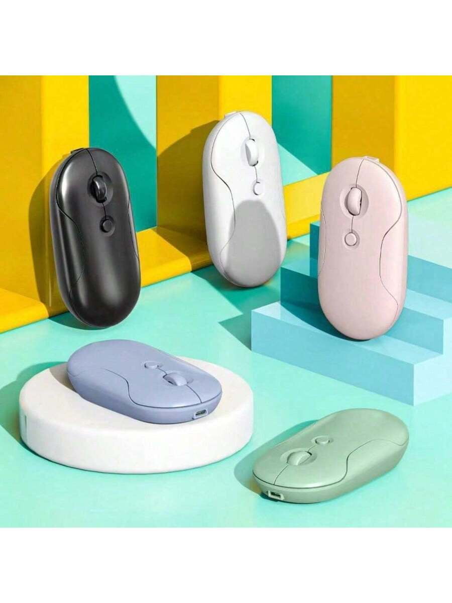 ..Wireless Rechargeable Bluetooth Dual - Mode Silent Mouse: The ...