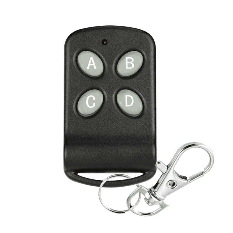 Wireless Remote Control 4 Buttons Universal 433MHz Replicate Code For Garage Door Gate Opener ...