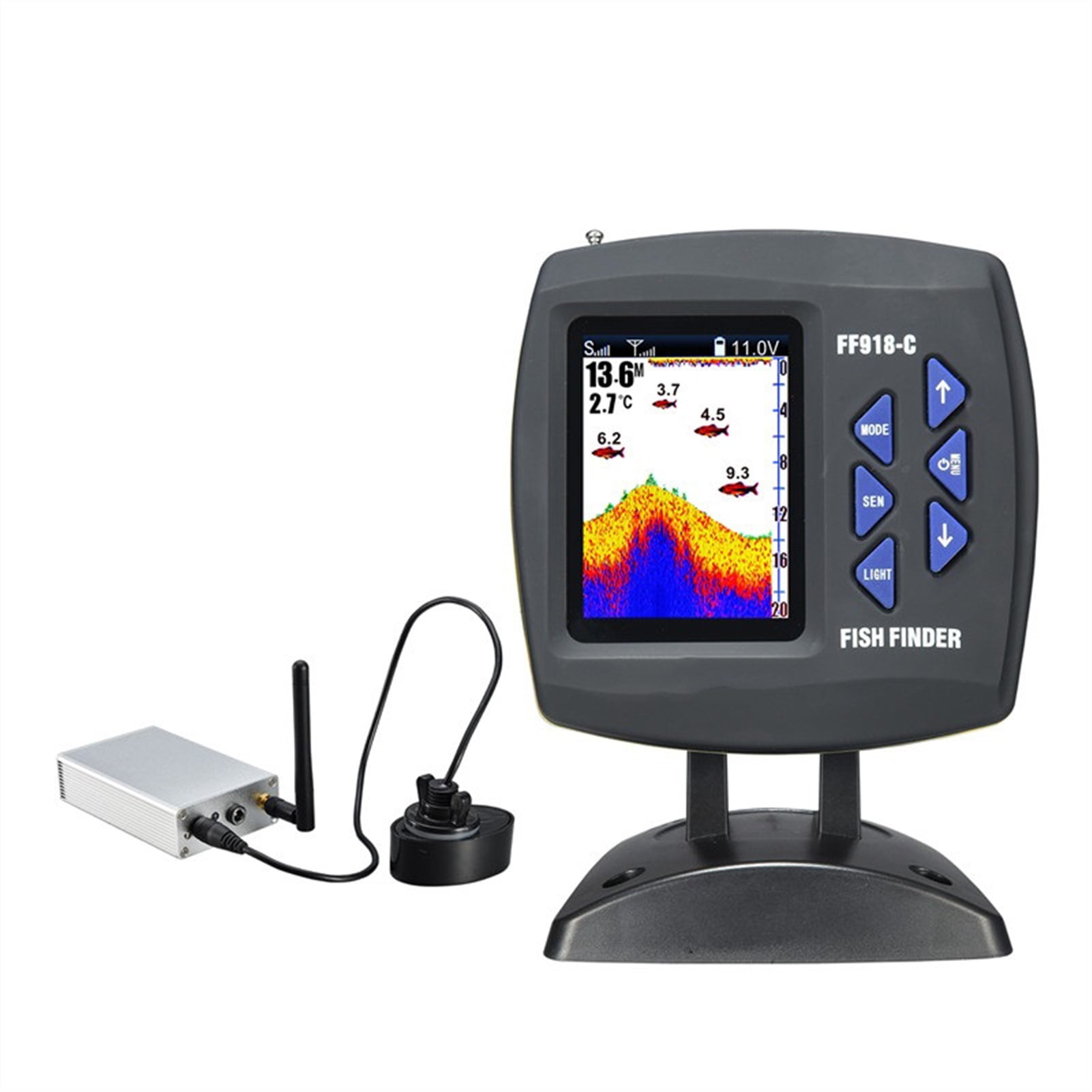Wireless Remote Control Boat Fish Finder 300m/980ft Wireless Operating ...