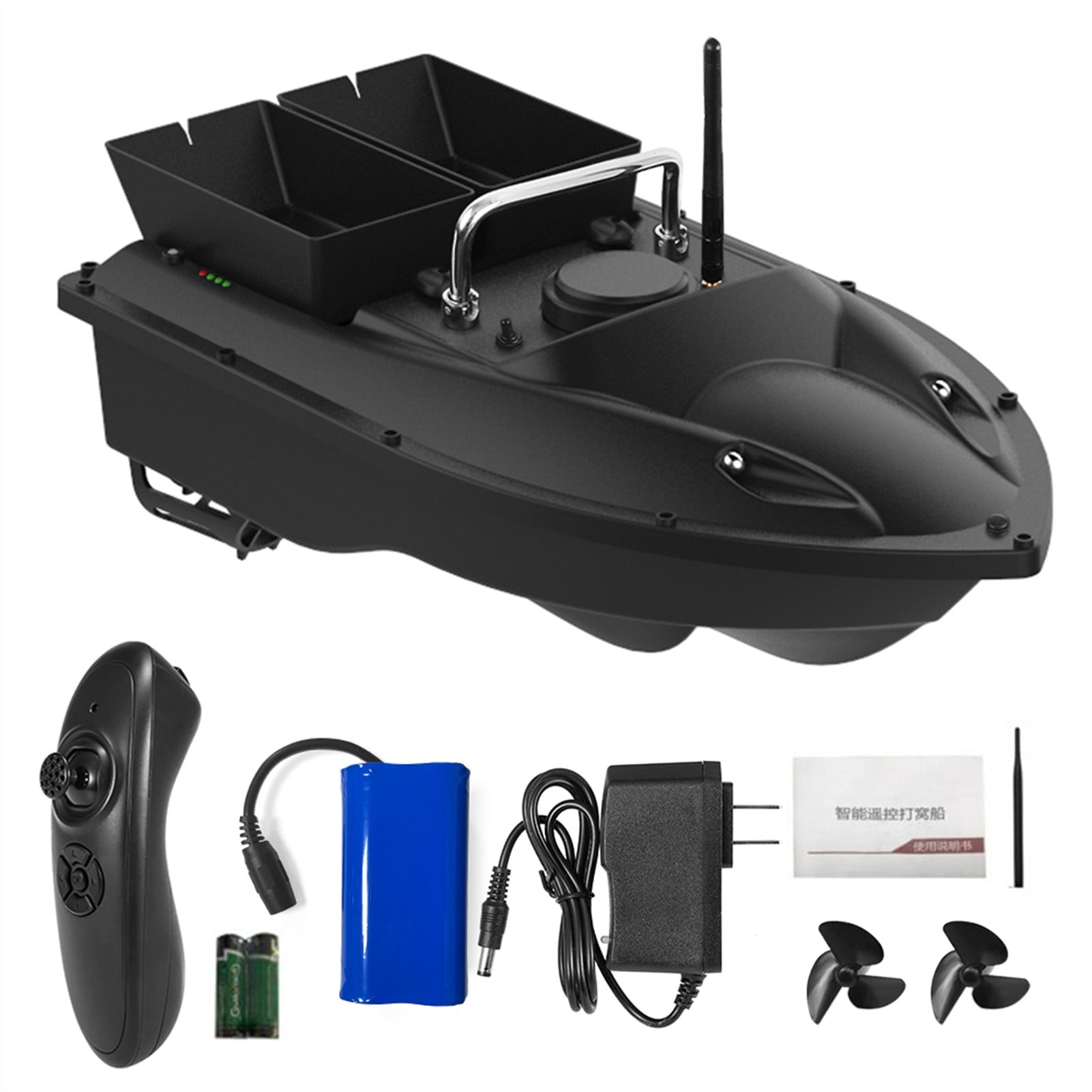 Wireless Remote Control Fishing Bait Boat Fishing Feeder Fish Finder ...