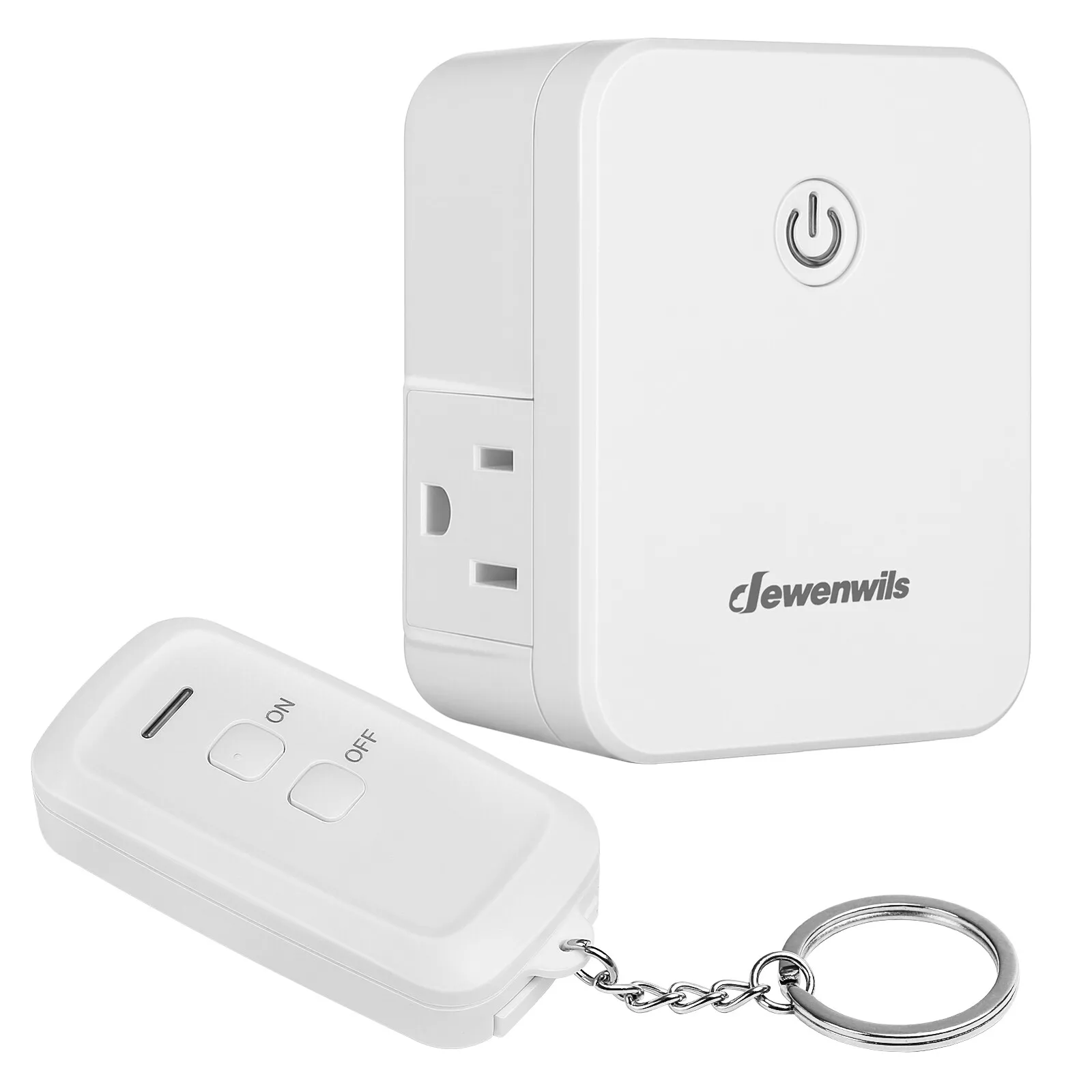 Wireless Remote Control Outlet Electrical 2 Side-Way Outlets 100 ft ...