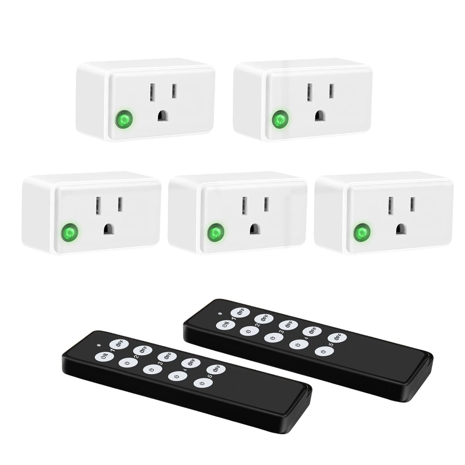Wireless Remote Control Outlet Plug, Remote Light Switch Kit for Lights ...