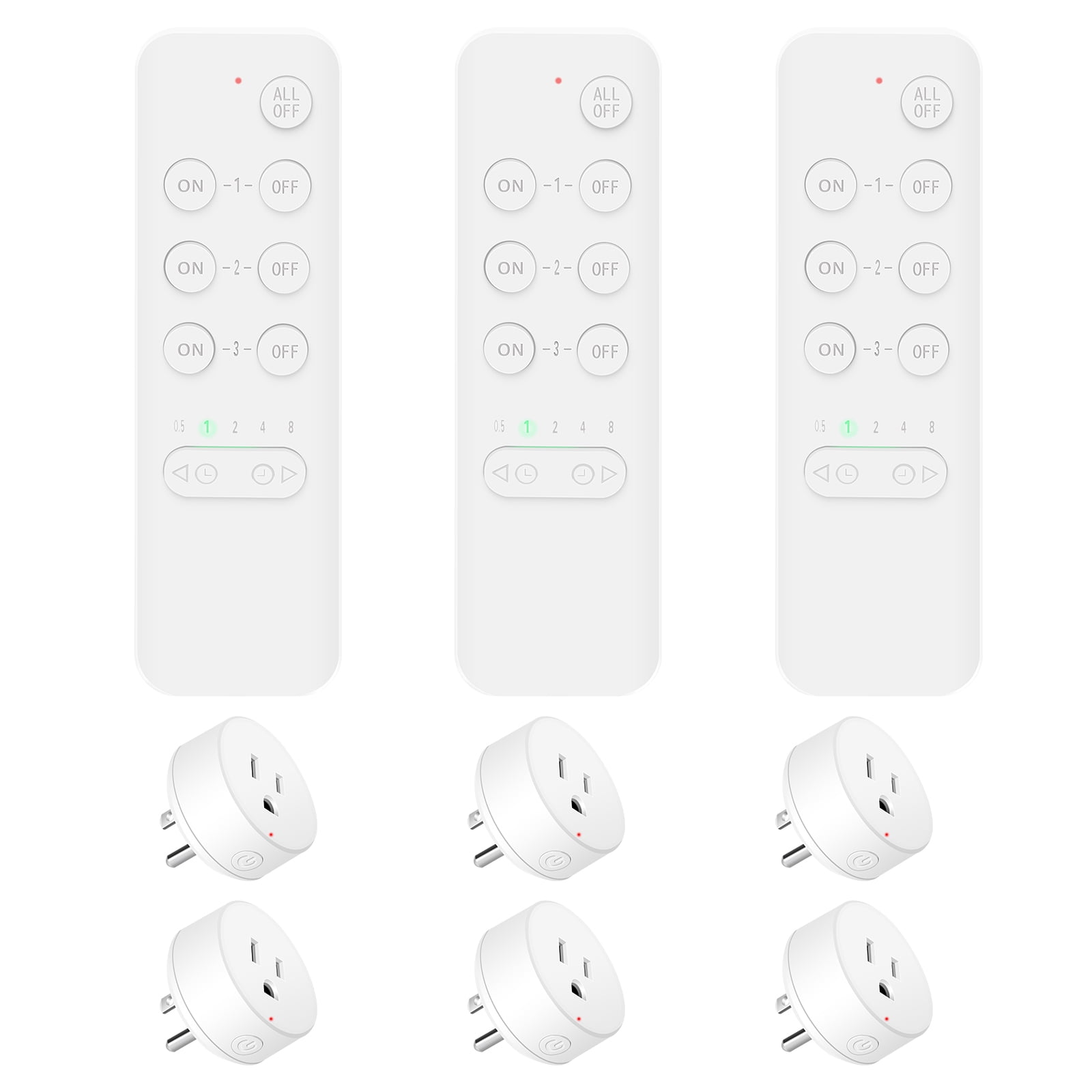 Wireless Remote Control Outlet Switch Power Plug, NineLeaf Remote ...