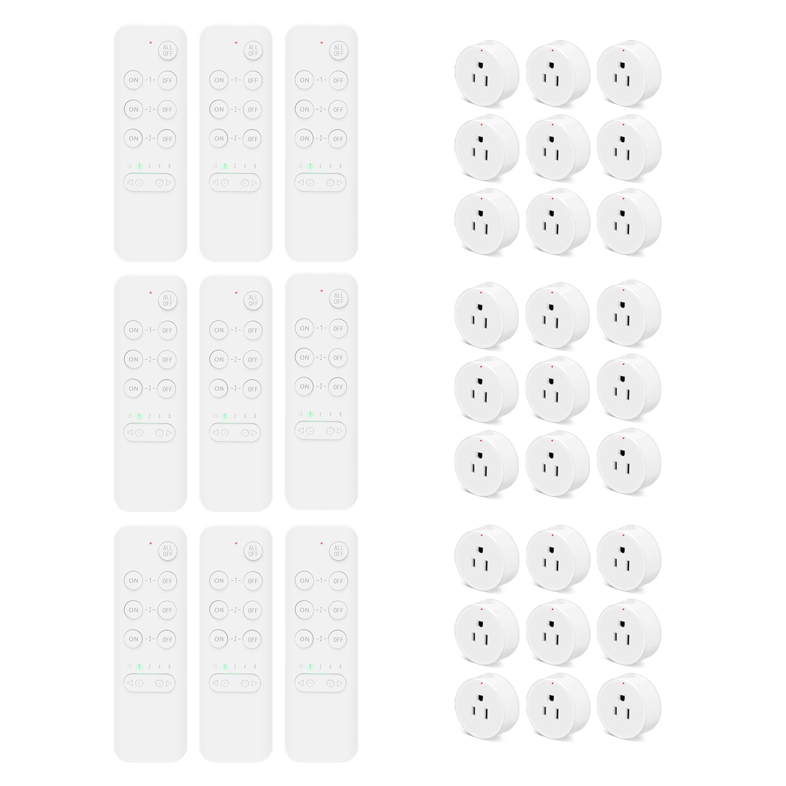 Wireless Remote Control Outlet Switch Power Plug, NineLeaf Remote ...