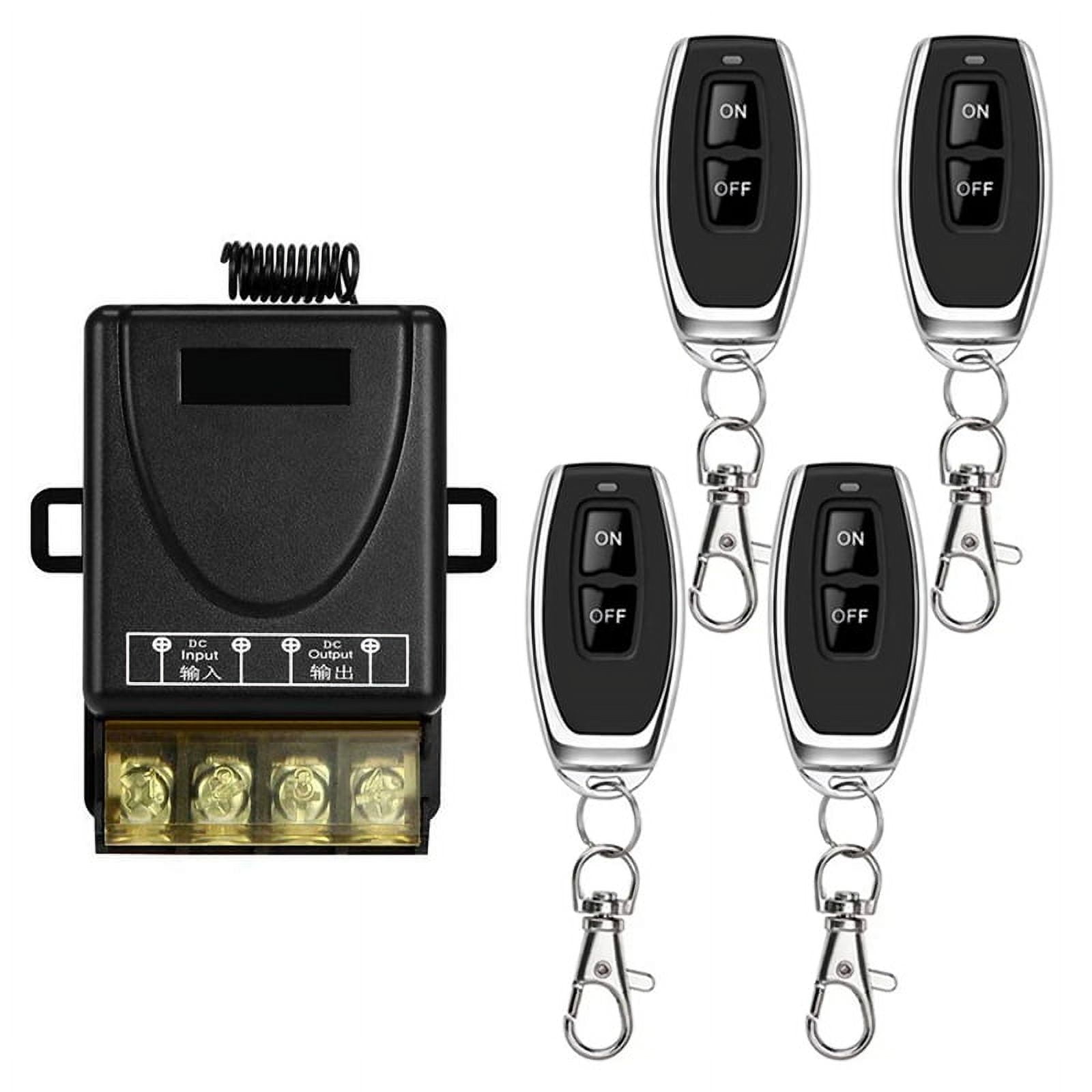 Wireless Remote Control Switch 220V 30A Relay Receiver + Transmitter ...