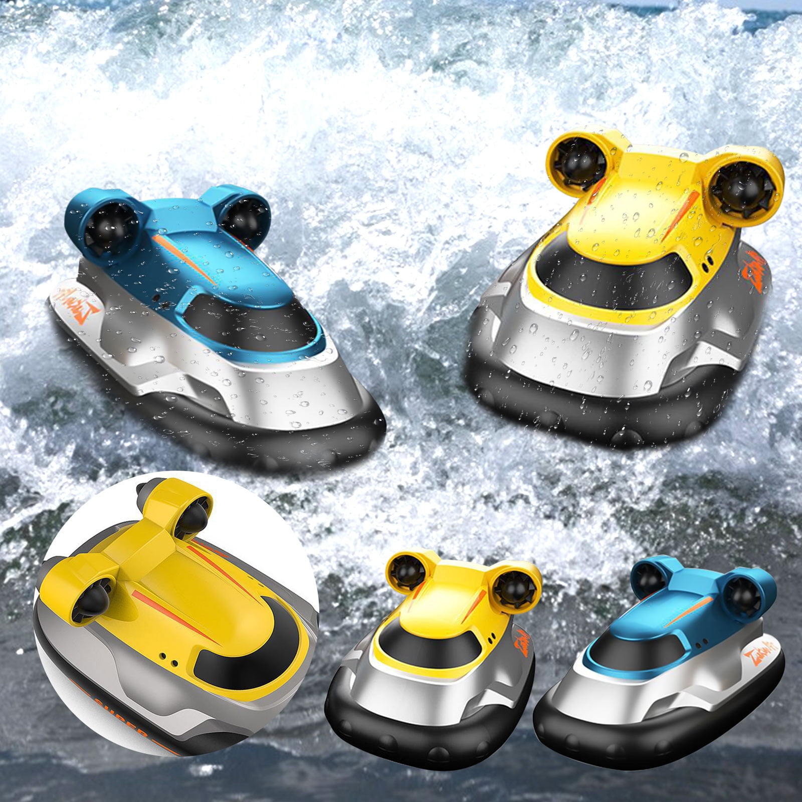 Wireless Remote Control Speedboat Toy Boy Water Speedboat Sailing Toy ...