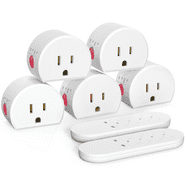 Wireless Remote Control Outlet, Multi-Plug Outlet with 3 Outlets and 3 ...
