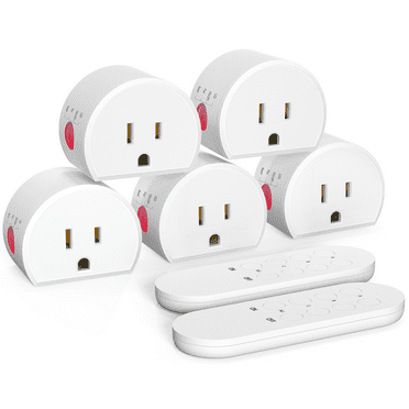 Link2Home Wireless Remote Control Outlet, Compact Plug, 100ft Range ...