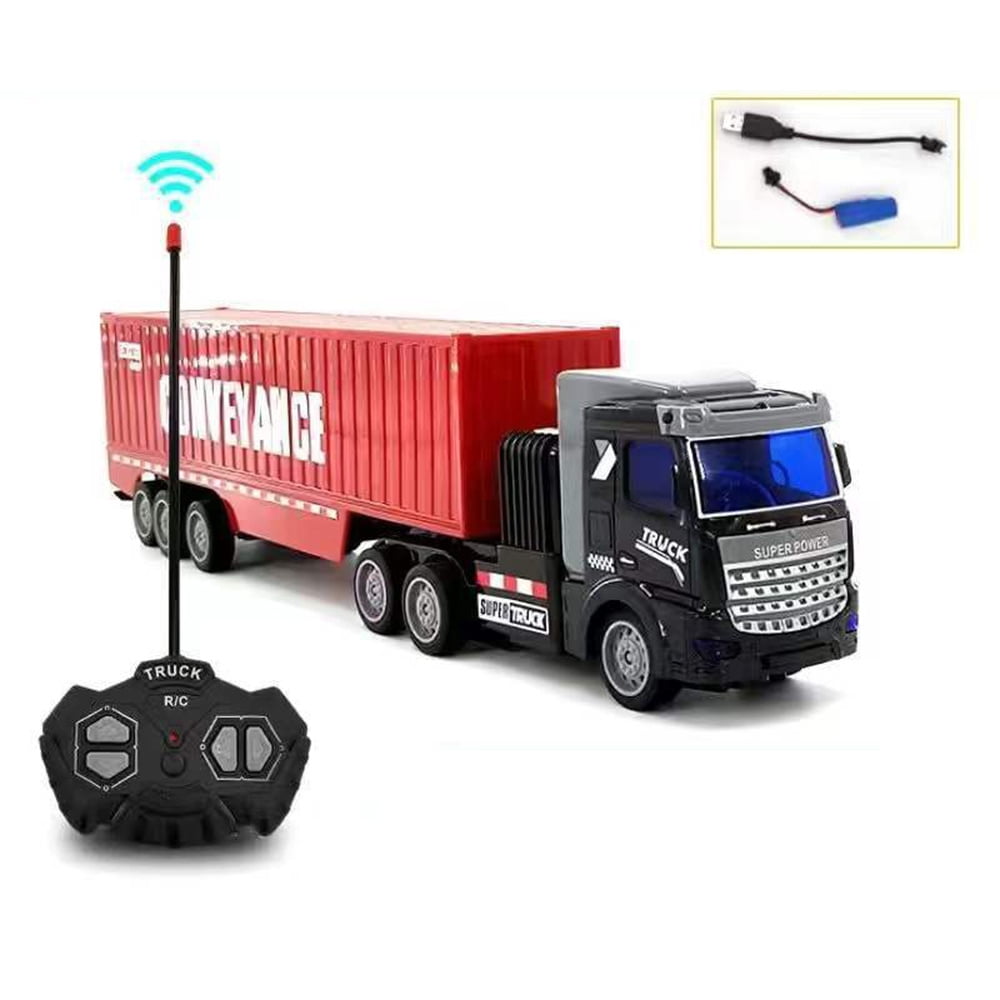 Wireless Remote Control Truck Toy Simple Operation Toy Car with Doors ...