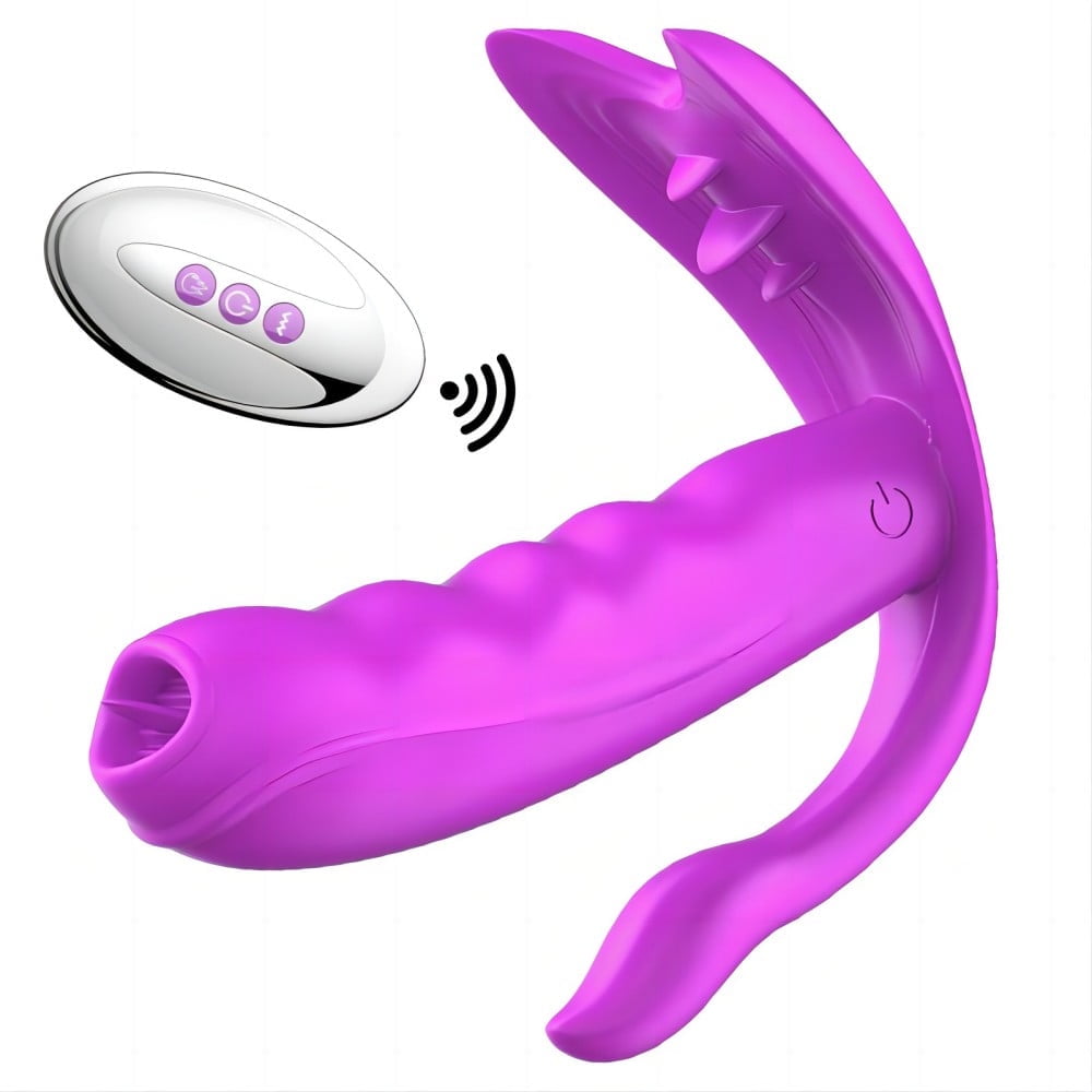 Wireless Remote Control Vibrator Wearable Butterfly Vibrator Licking ,G Spot Vibrator - Walmart.com