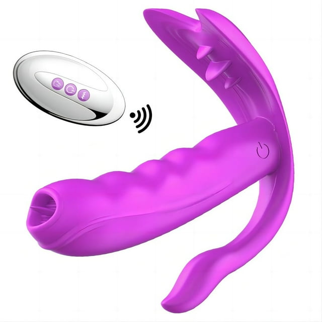 Wireless Remote Control Vibrator Wearable Butterfly Vibrator Licking ,G Spot Vibrator - Walmart.com