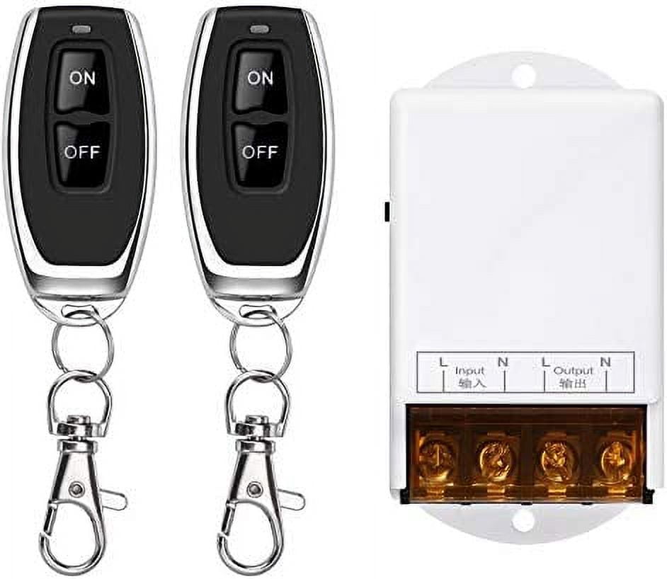 Wireless Remote Switch,110V/120V/240V /30A Relay Wireless RF Switch for ...