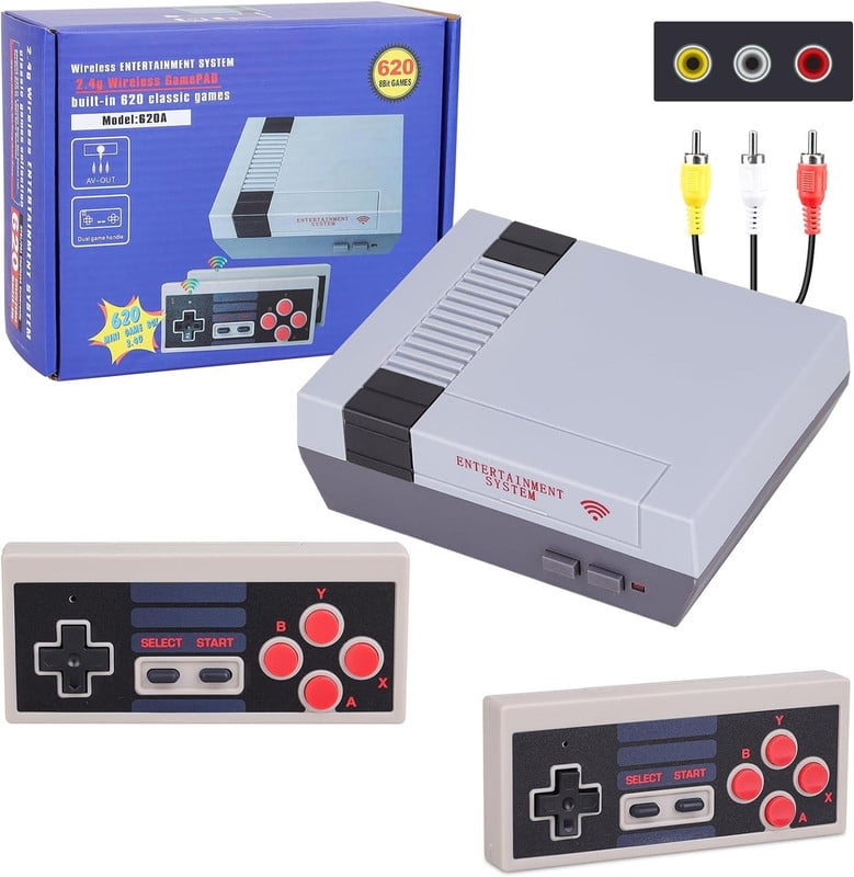 Classic Retro System and 2 Classic Controllers,HDMI Output Plug and ...
