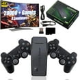 Wireless Retro Game Stick, Retro Video Game Console, 9 Emulators, with Over 10000 Built-in ...