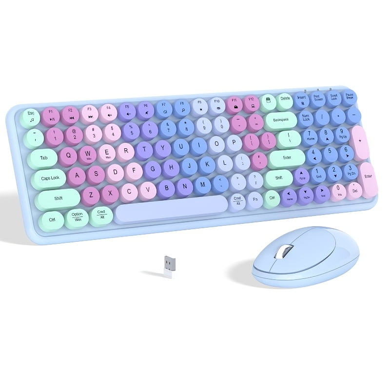[Wireless Retro Keyboard] UBOTlE Portable Wireless Mini Retro ...
