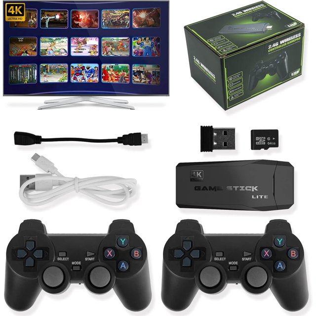 Wireless Retro Machines, Retro Stick with Built-in 9 Emulators, 20,000 ...