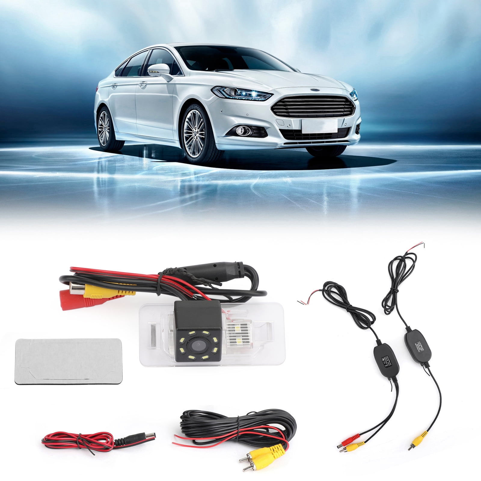 Wireless Reverse Camera 8LED for BMW E46 E39 E70 E71 X3 X5 E60 E61 E90 ...