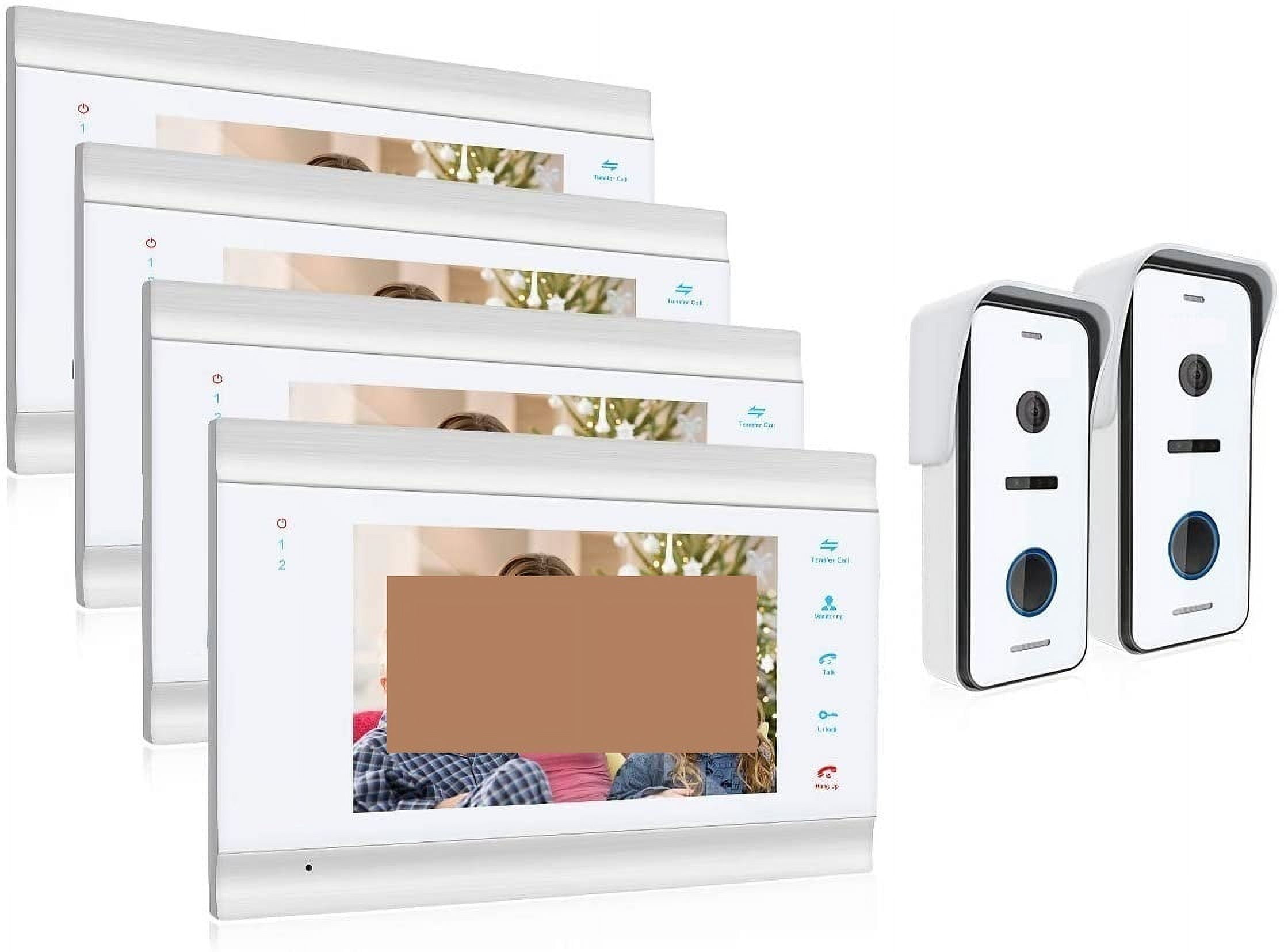 Wireless Ring Doorbell, 7 Inch HD1080P Video Door Phone Intercom System ...