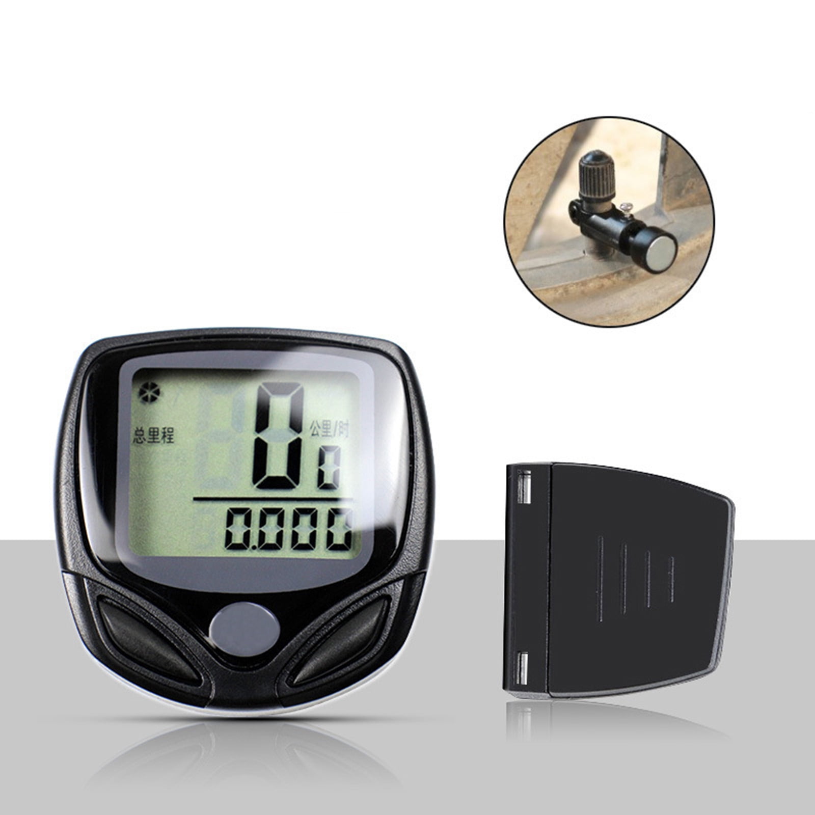 Wireless Road Mountain Bike Stopwatch Cycling Velocimeter Odometer ...