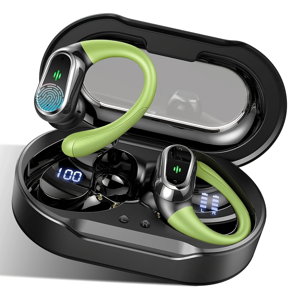 Wireless Running Earbuds Featuring Earhooks, Noise Isolation Headphones ...