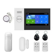 Smart Alarm System Security Home 4G GSM Touch Screen Panel Hub Wireless ...