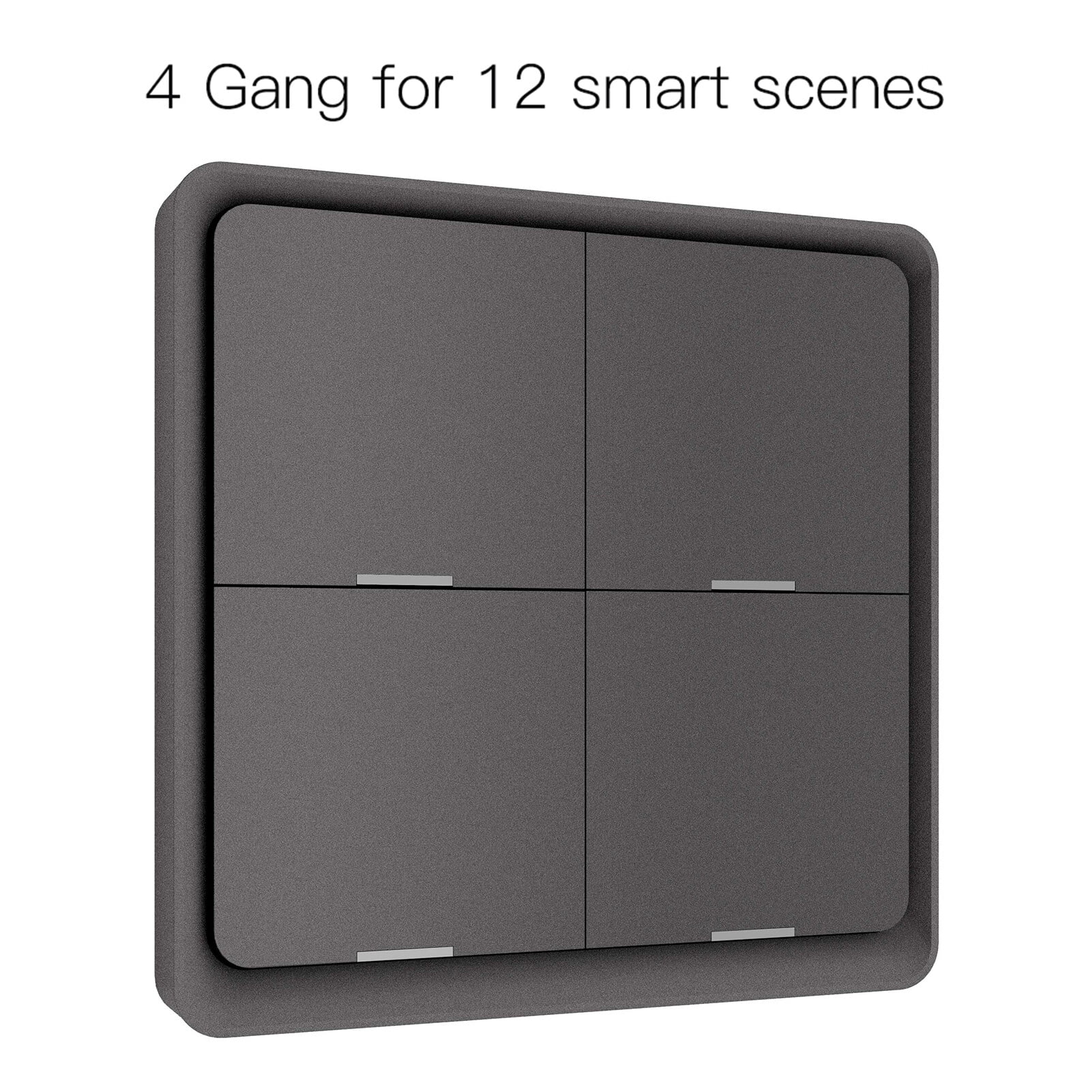 Wireless Scene Switch Push Button Smart Switch Wall Panel Battery ...