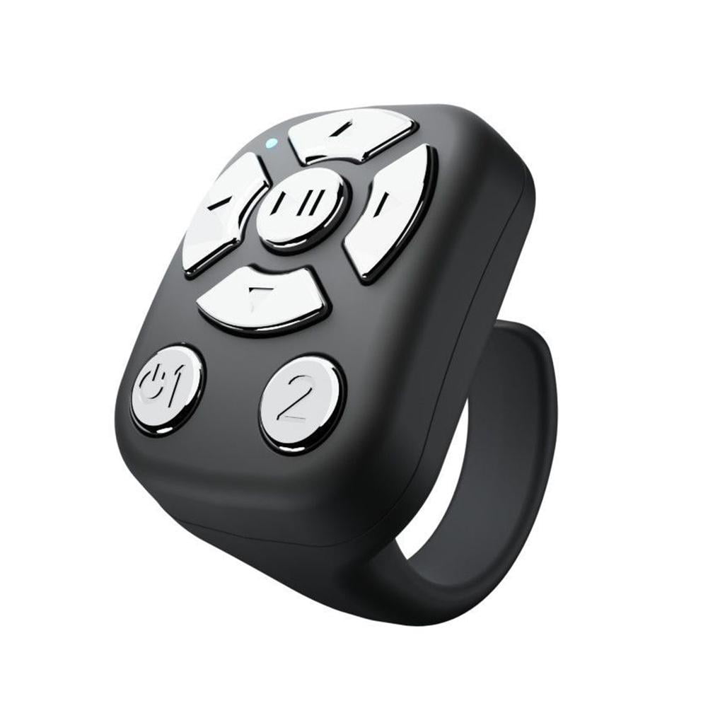 Wireless Scrolling #Ring# For #tiktok# Fingertip Bluetooth Controller ...