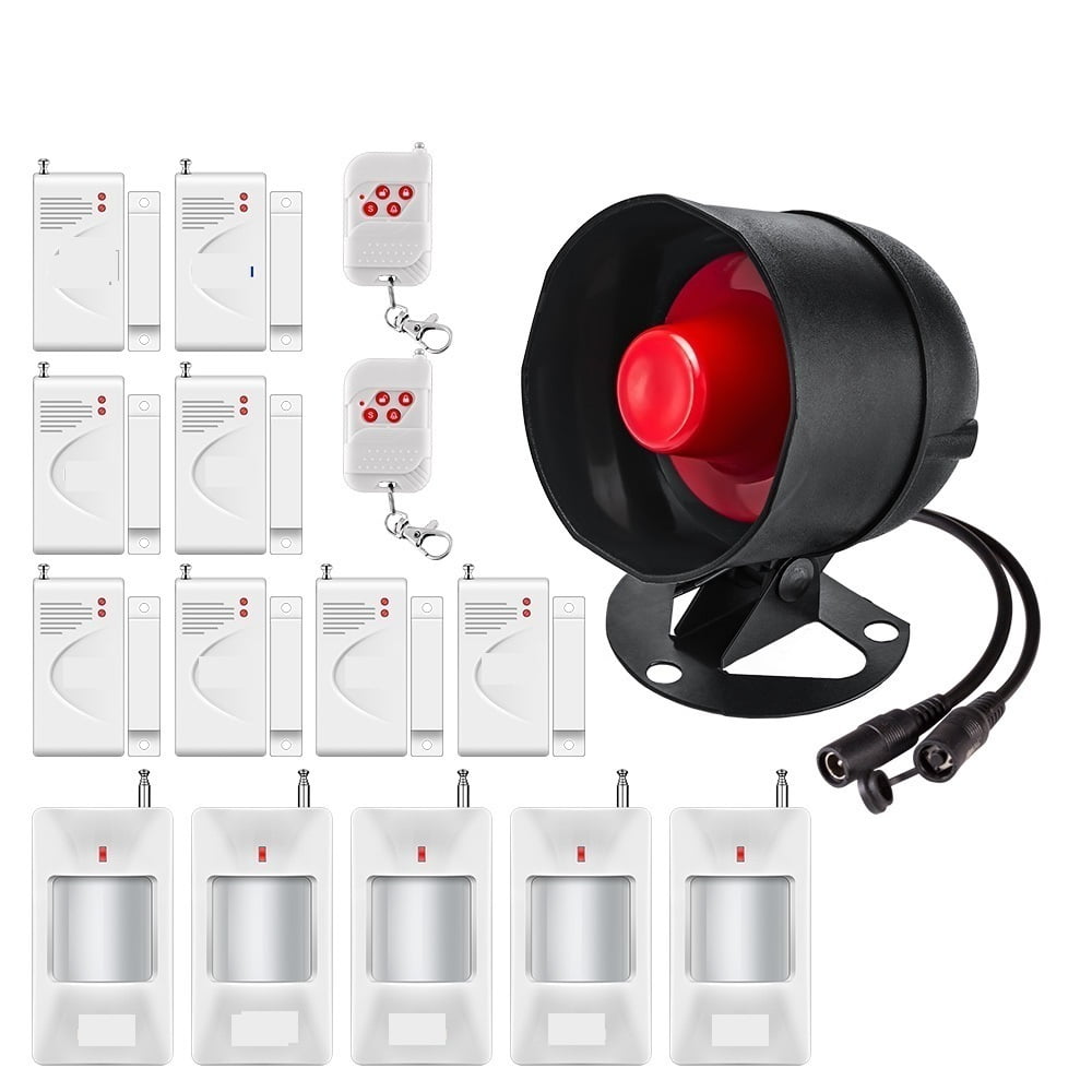 Wireless Security Alarm System Siren 433Mhz Home Burglar Motion Door ...