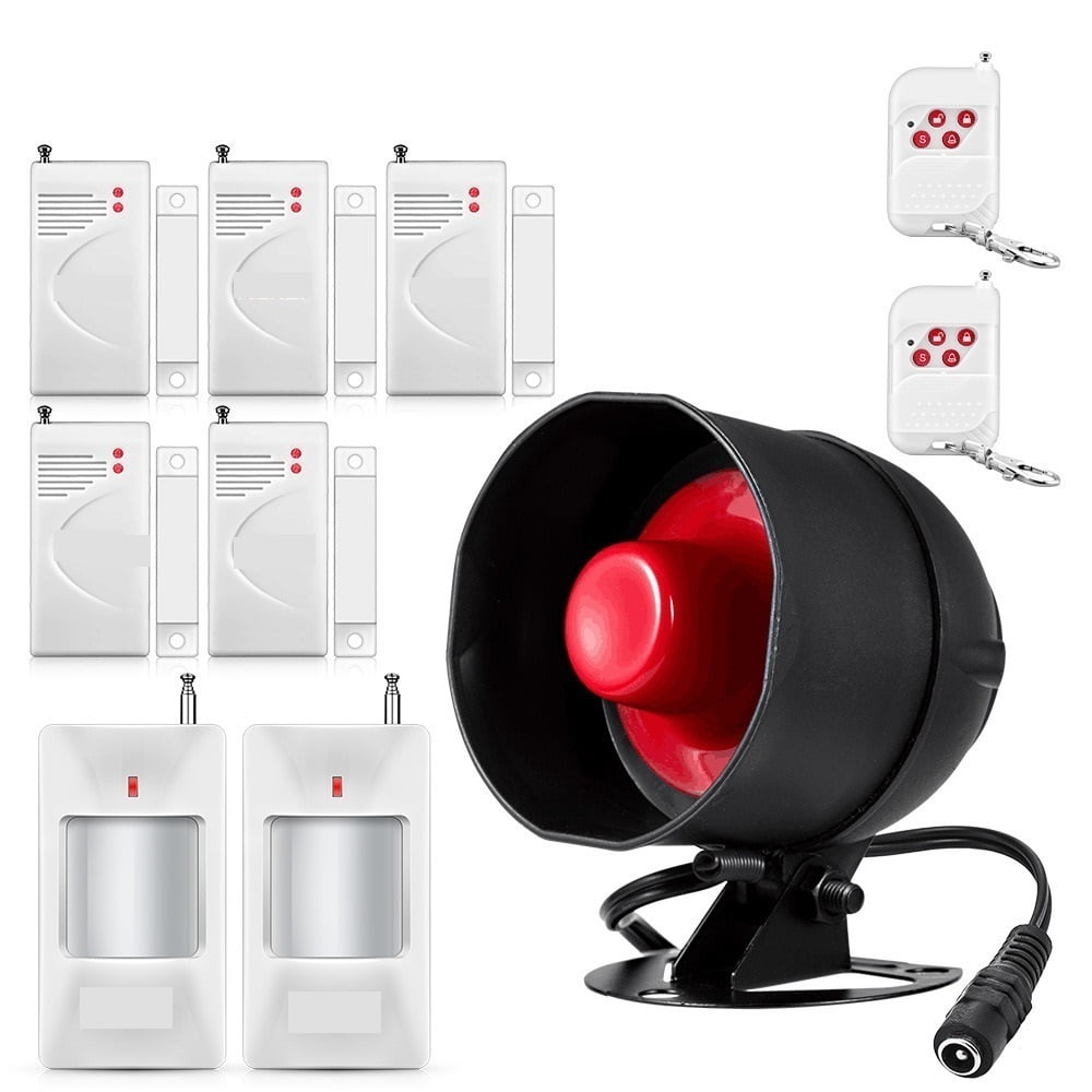 Wireless Security Alarm System Siren 433Mhz Home Burglar Motion Door ...