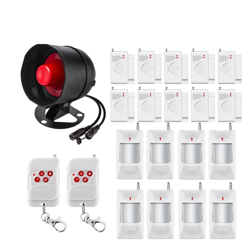 Wireless Security Alarm System Siren 433Mhz Home Burglar Motion Door ...