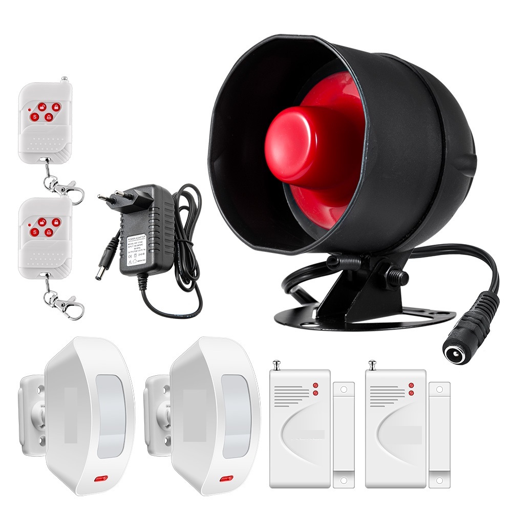 Wireless Security Alarm System Siren 433Mhz Home Burglar Motion Door ...