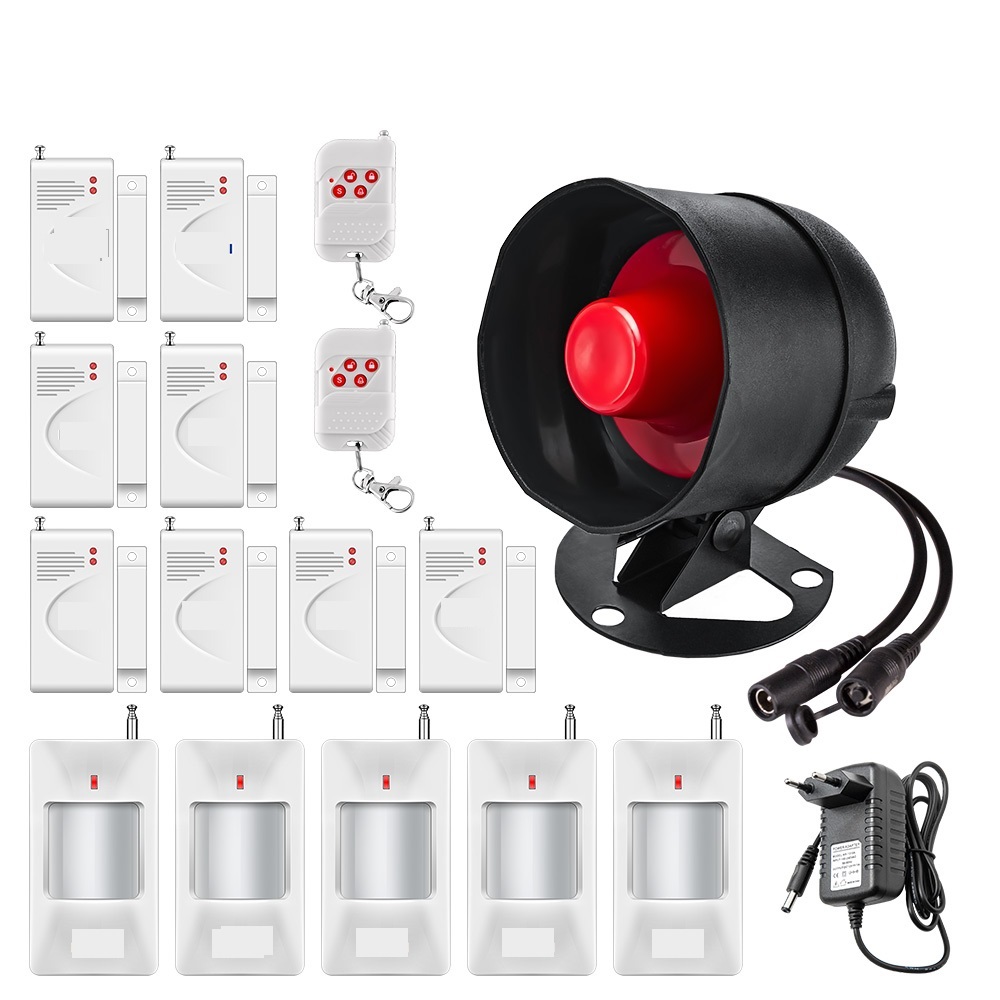 Wireless Security Alarm System Siren 433Mhz Home Burglar Motion Door ...