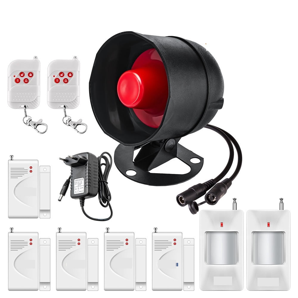 Wireless Security Alarm System Siren 433Mhz Home Burglar Motion Door ...